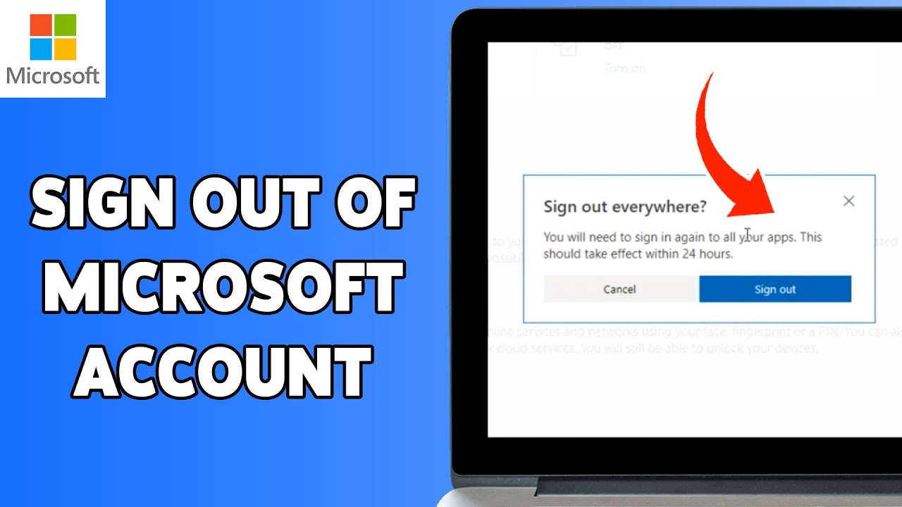 How To Sign Out Of Microsoft Account On All Devices 2024 | Ensure Your ...