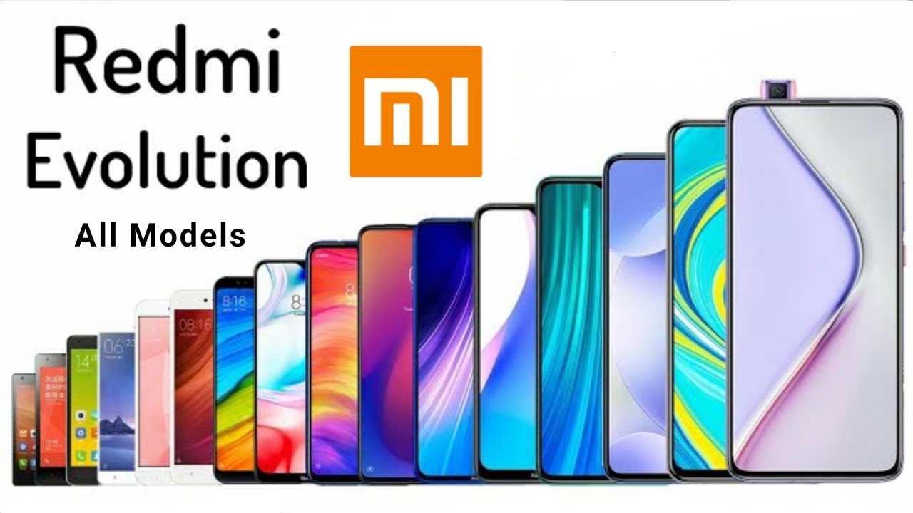 Evolution of Redmi Mobiles || Xiaomi Mobile Evolution || Redmi Mobiles ...