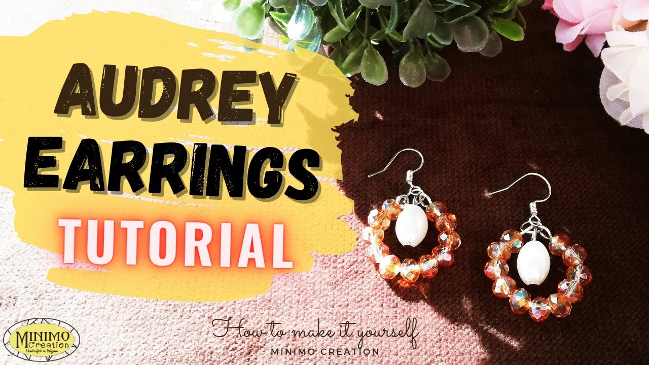 How to make earrings (14) - Audrey Earrings Tutorial - Jewelry making ...