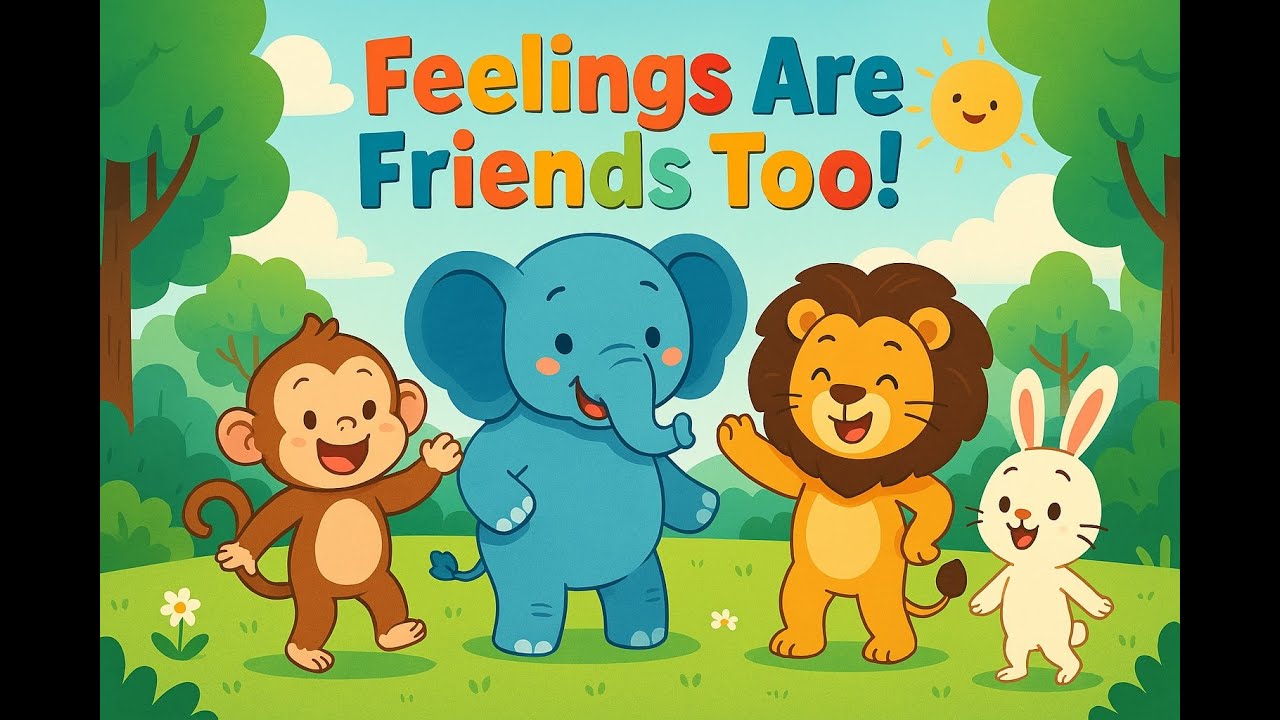 Feelings Are Friends Too | Emotional Learning Song for Kids | Happy ...