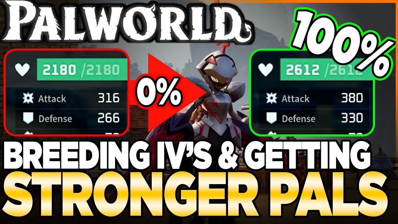 Palworld IVs Explained & Breeding IVs for the BEST Pals - YouTube