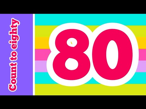 Learn Numbers 71 to 80 | Count to 80 | seventy-one To eighty - YouTube