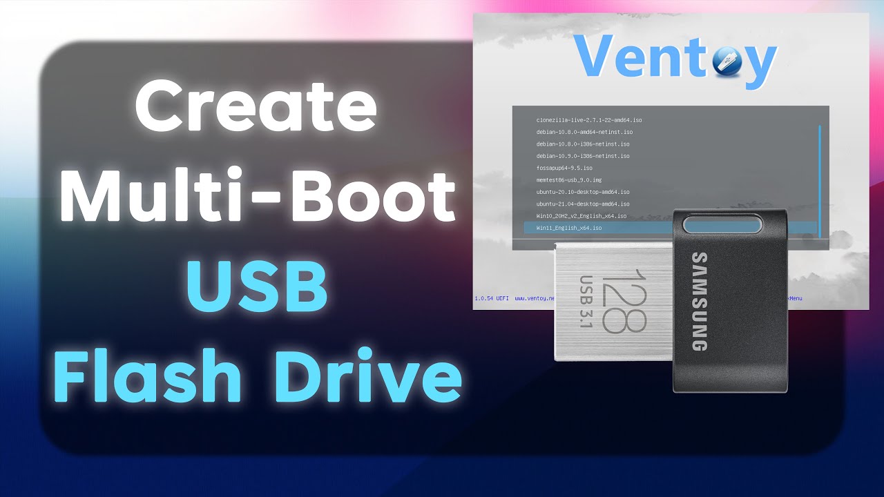 How To Create A Multi Boot USB Flash Drive - YouTube