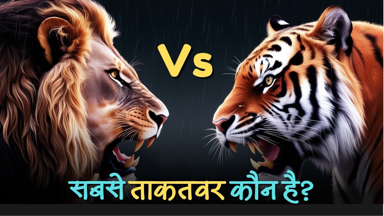 Lion vs Tiger : Sabse Strong Kaun | Lion Fight | Sher aur CHeetah ...