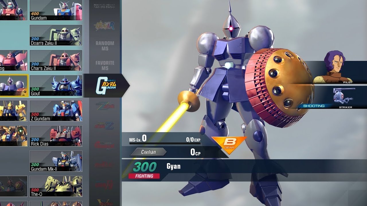 Gundam Versus Combo Guide - Gyan - YouTube