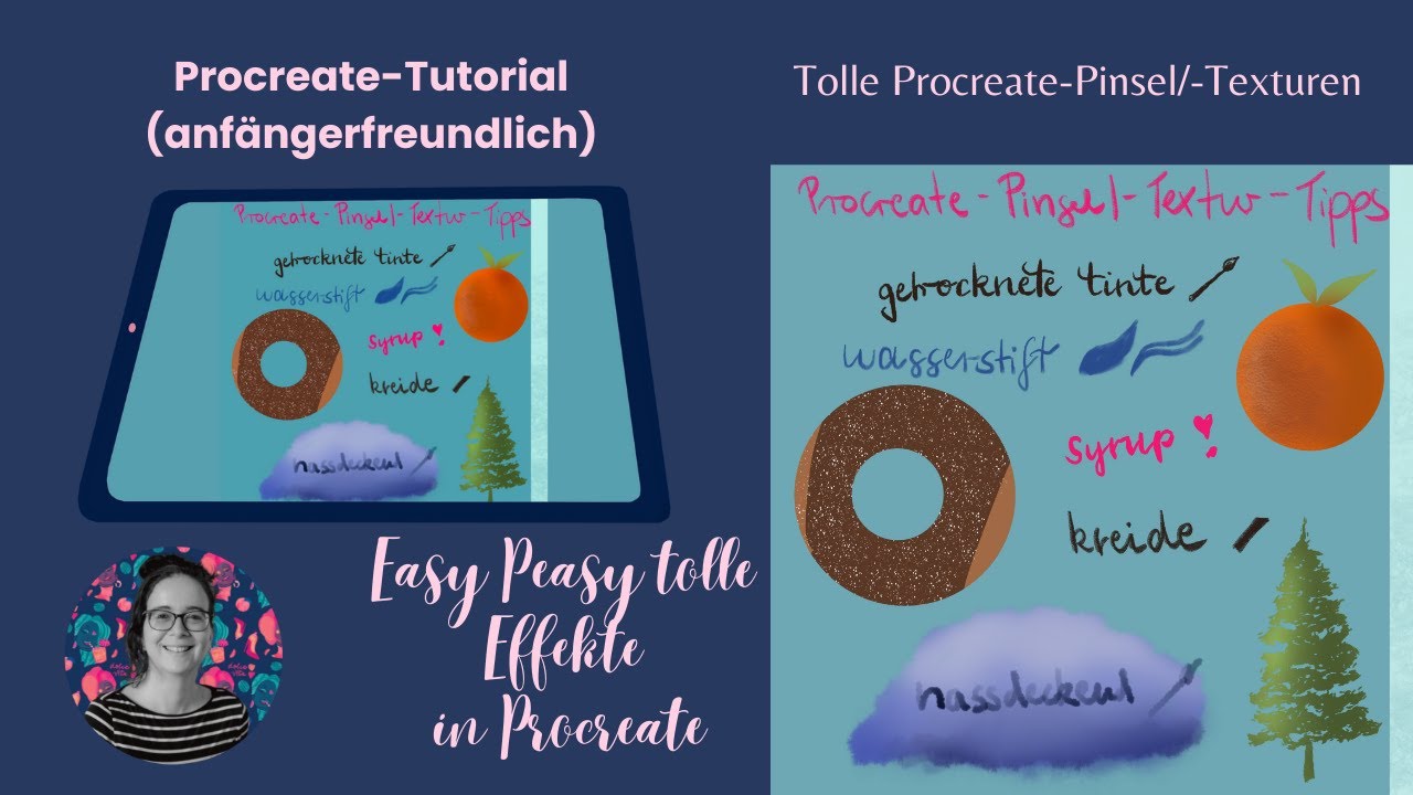 Entdecke die besten Pinsel und Texturen in Procreate – für realistische ...
