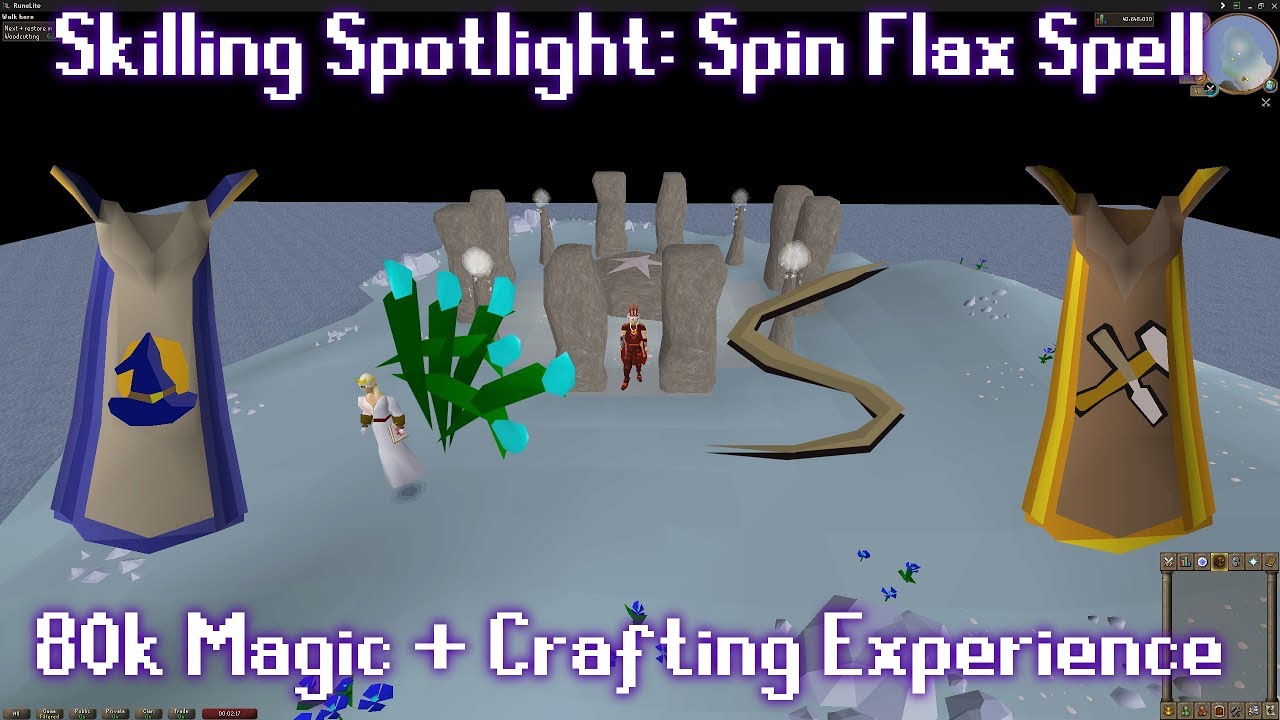 Skilling Spotlight - Spin Flax Spell - YouTube