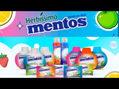 NOVIDADE! A BALA MENTOS virou Sabonete, Desodorante, Shampoo e ...