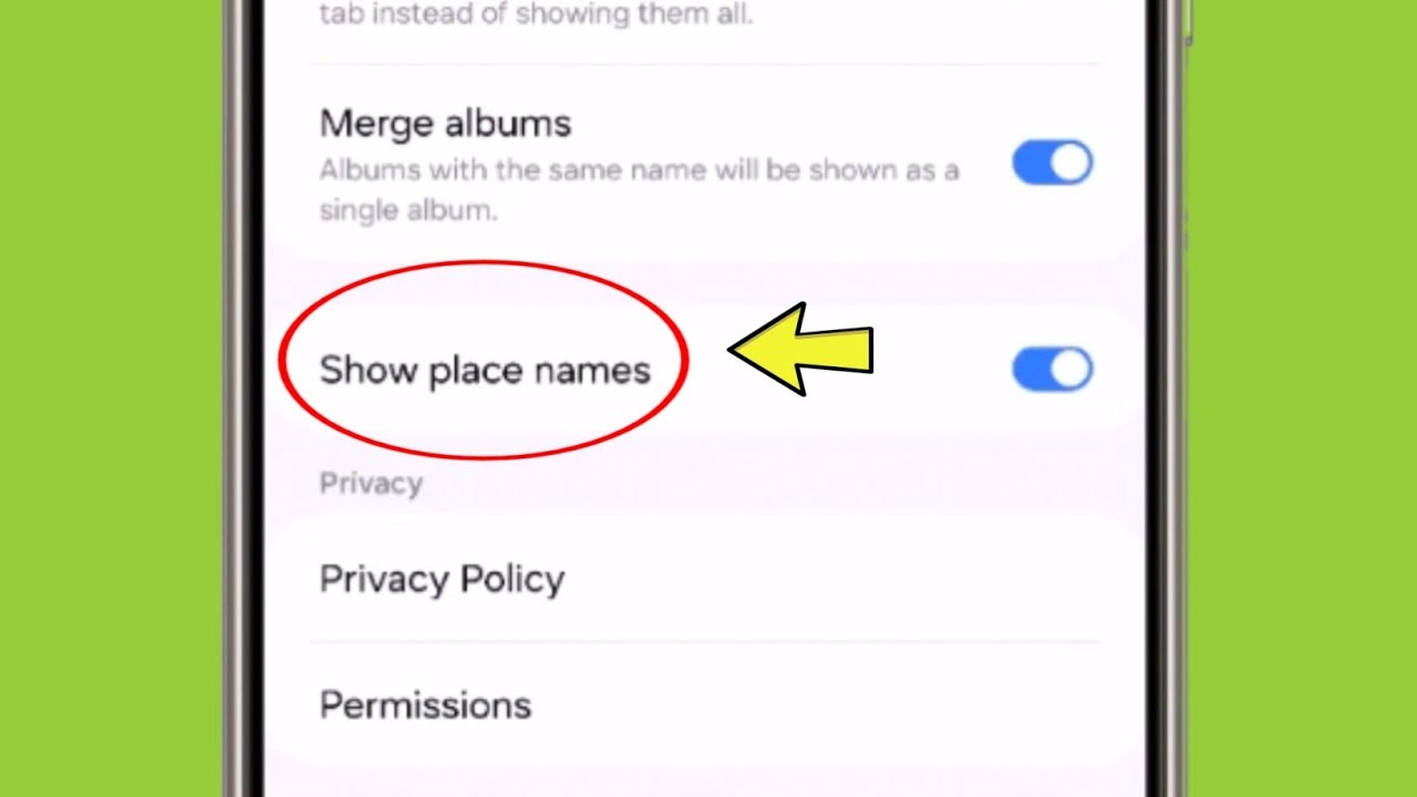Show Place names | Samsung Galaxy Phone - YouTube