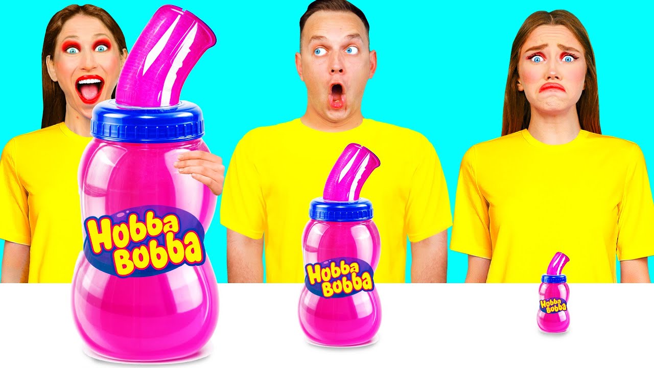 Big, Medium and Small Plate Challenge | Awesome Kitchen Hacks by BaRaDa ...