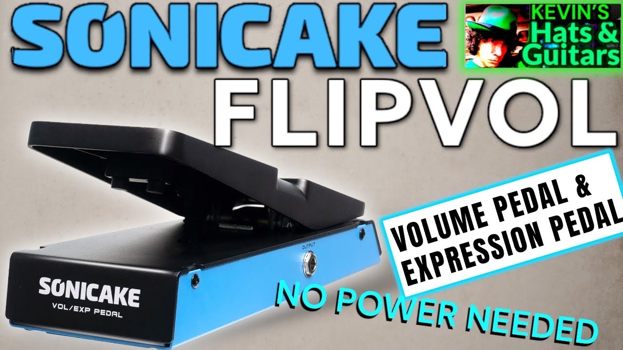 SONICAKE FLIPVOL - Volume Pedal & Expression Pedal - No Power Needed! - YouTube