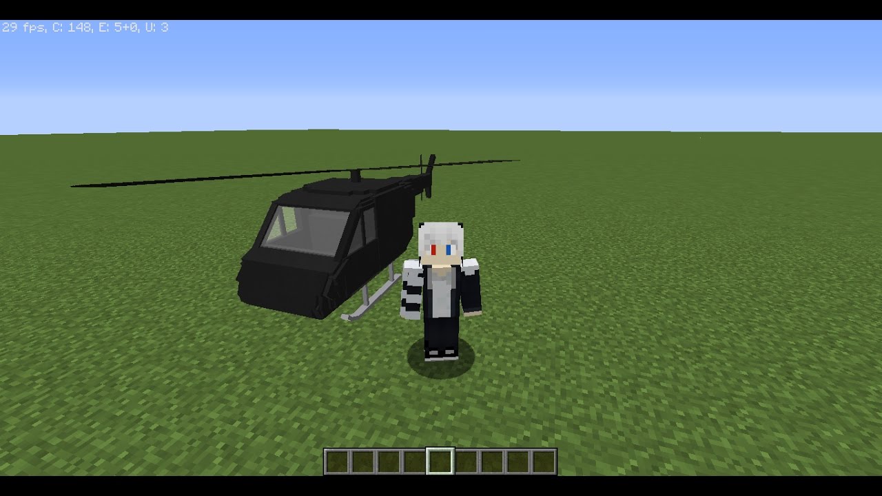 Minecraft Helicopters - (Command Block) 1.9 - YouTube