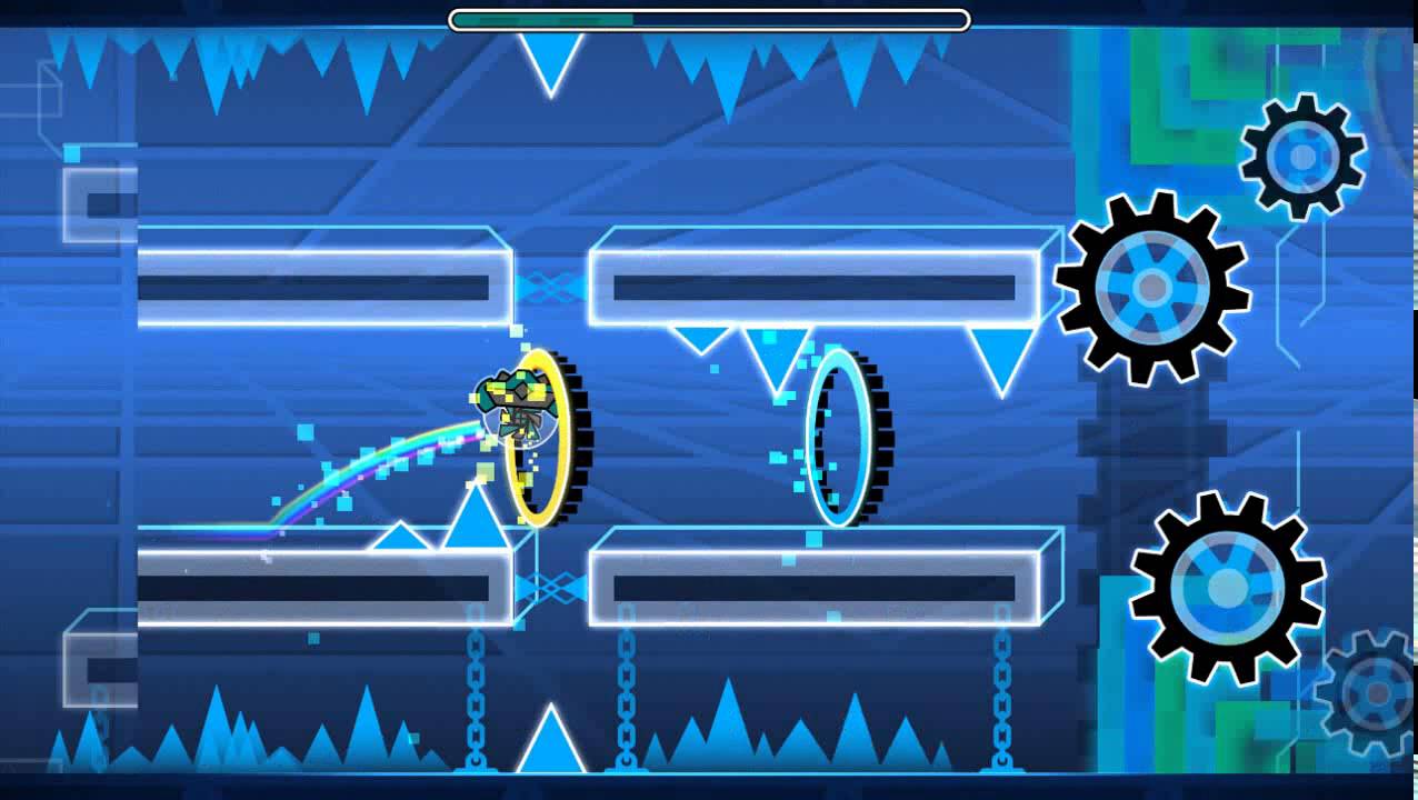 Geometry Dash (really hard) : Ice Impact by Nether (me) - YouTube