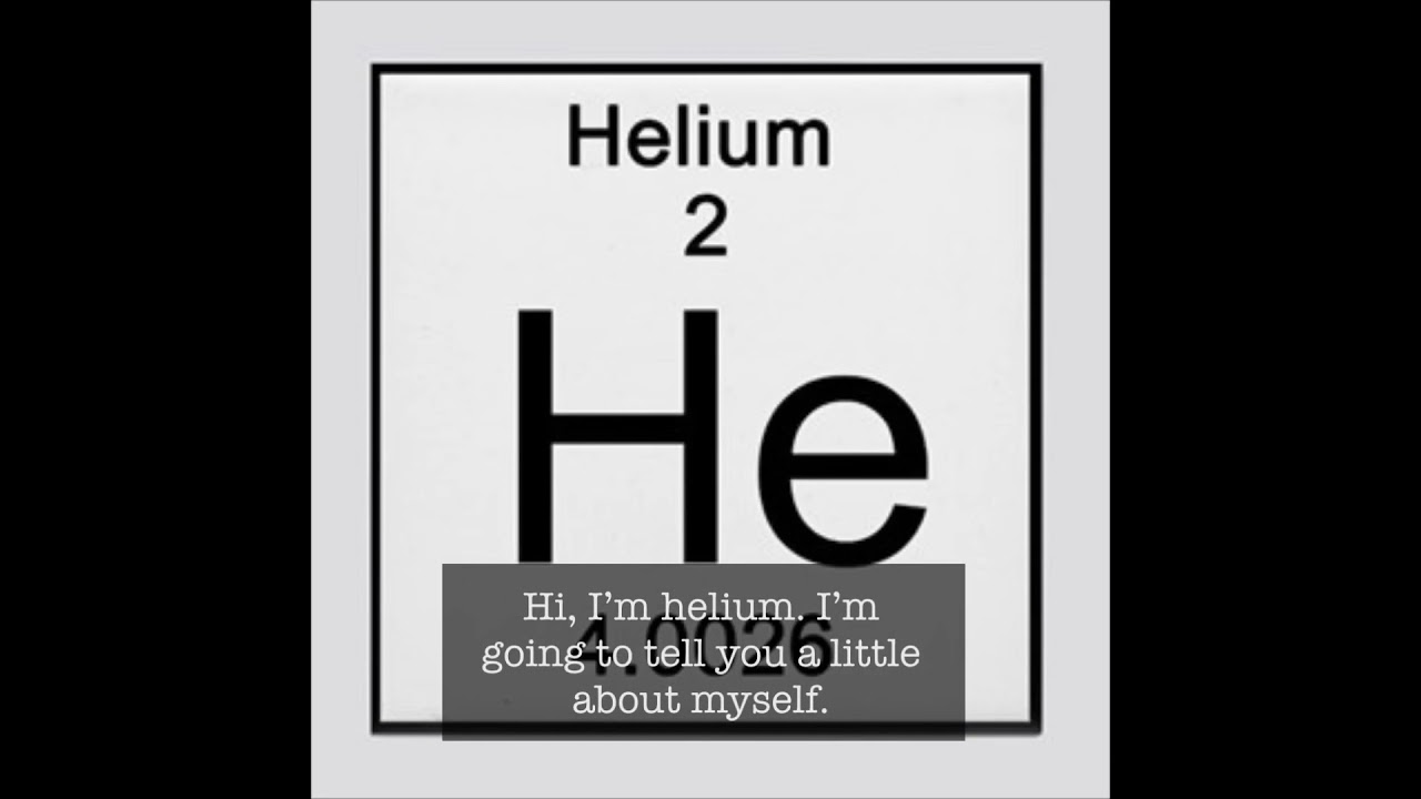 Helium element project - YouTube