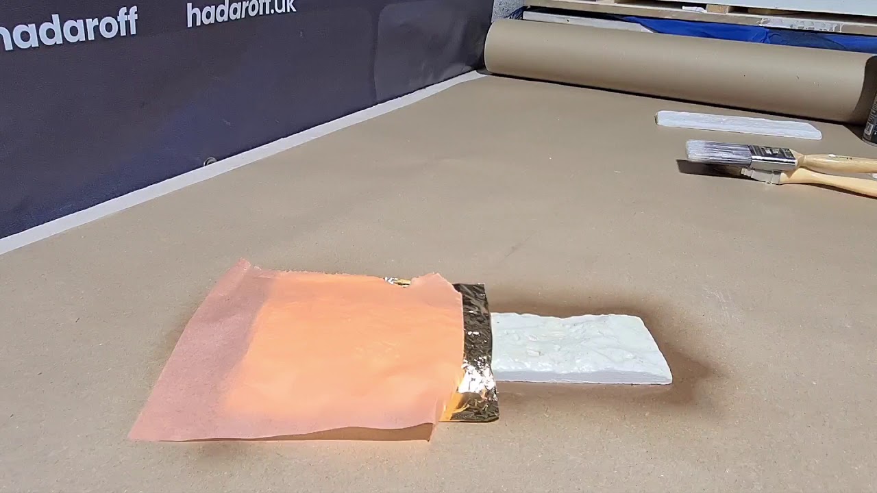 Making a Golden Brick Application With Gold Leaf Lacquer Adhesive #gold ...