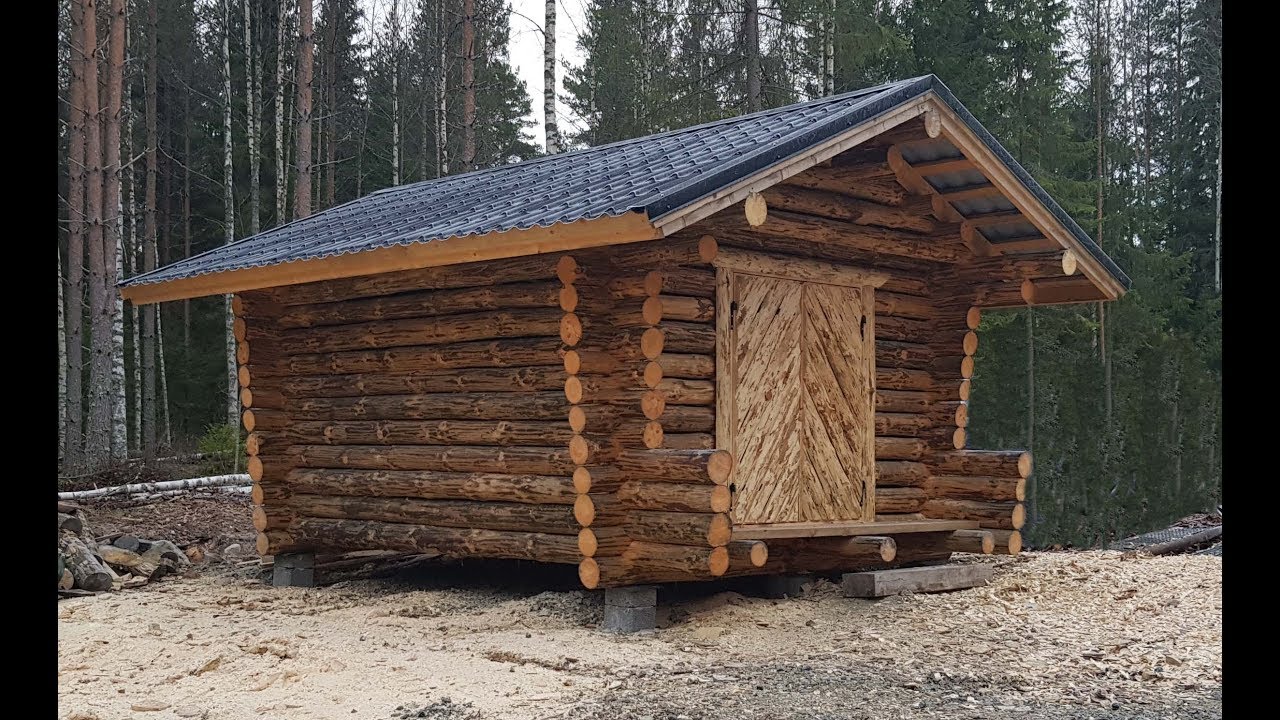 Log Building for Firewood - YouTube