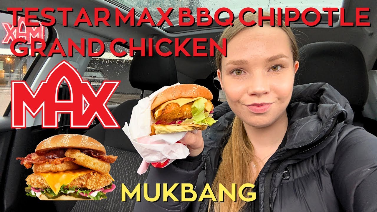 TESTAR MAX FRISCO BBQ CHIPOTLE GRAND CHICKEN | Mukbang - YouTube