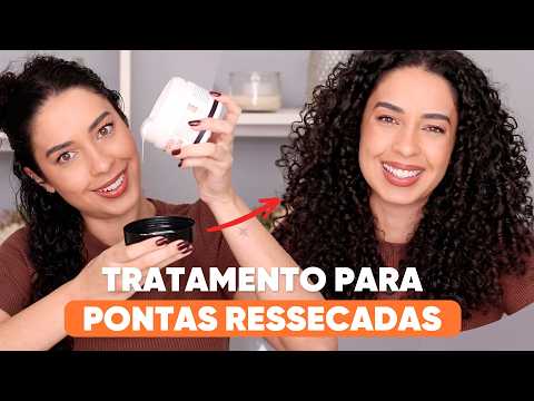 TRATAMENTO POWER PARA RECUPERAR AS PONTAS RESSECADAS DO CABELO CACHEADO | JULIANA LOUISE