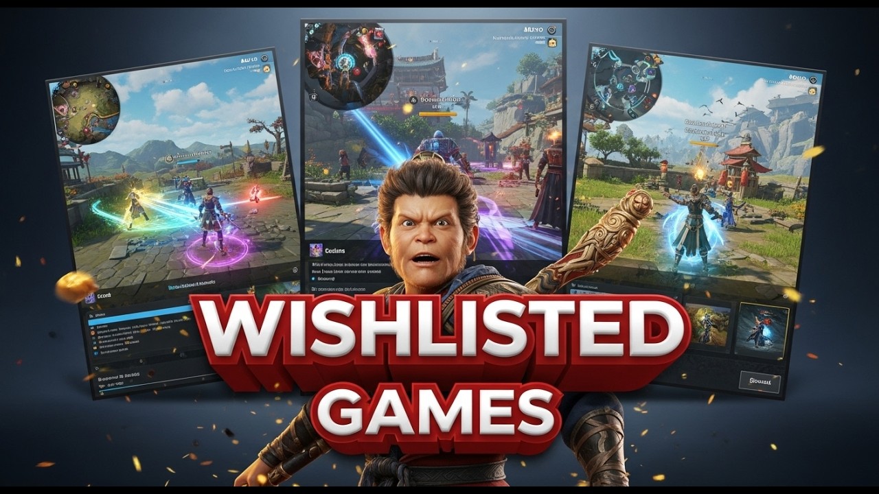 10 Top Most Wishlisted Games On Steam - YouTube