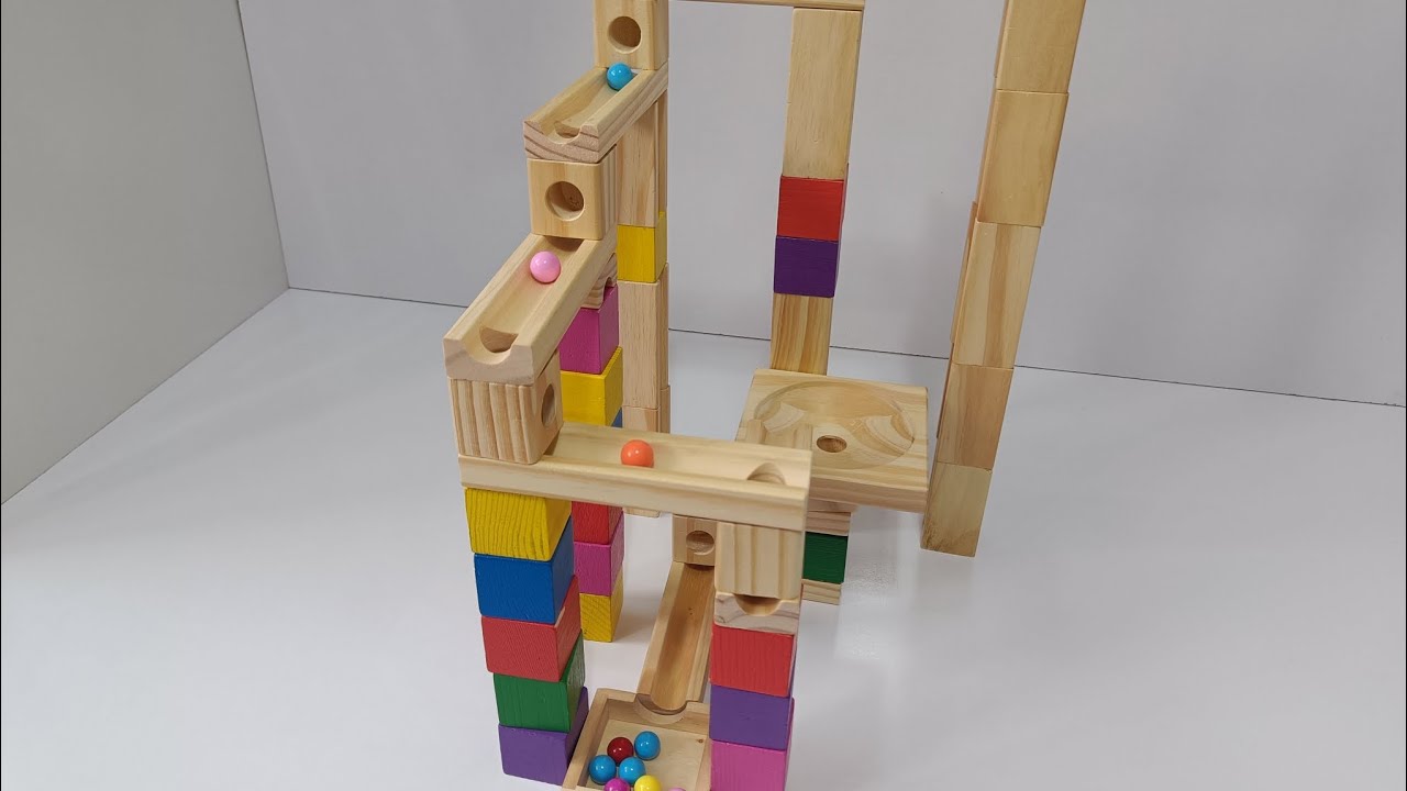 Marble Run ASMR | Marble color magic - YouTube