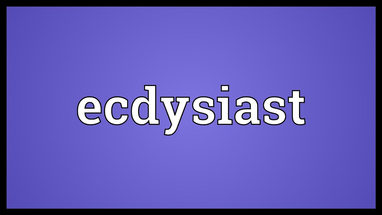 Ecdysiast Meaning - YouTube
