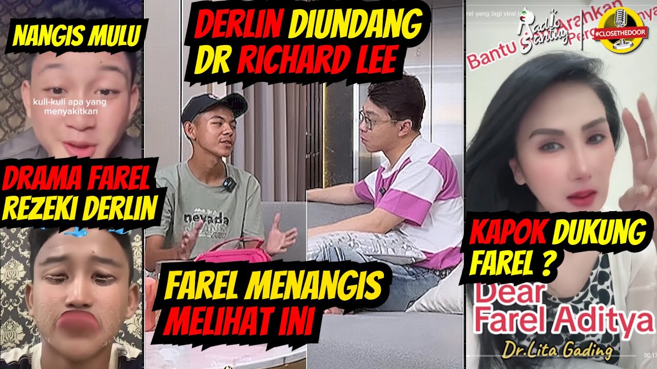 Akhir Cerita Drama Farel Aditya! Farel out, Derlin In. Derlin Diundang dr Richard Lee - YouTube