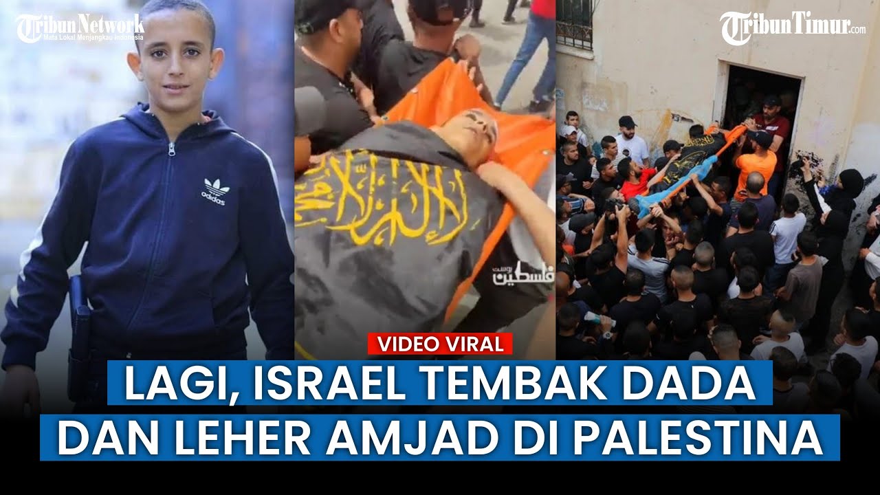 Tragis! Militer Israel Tembak Leher dan Dada Amjad Al Fayed, Remaja ...