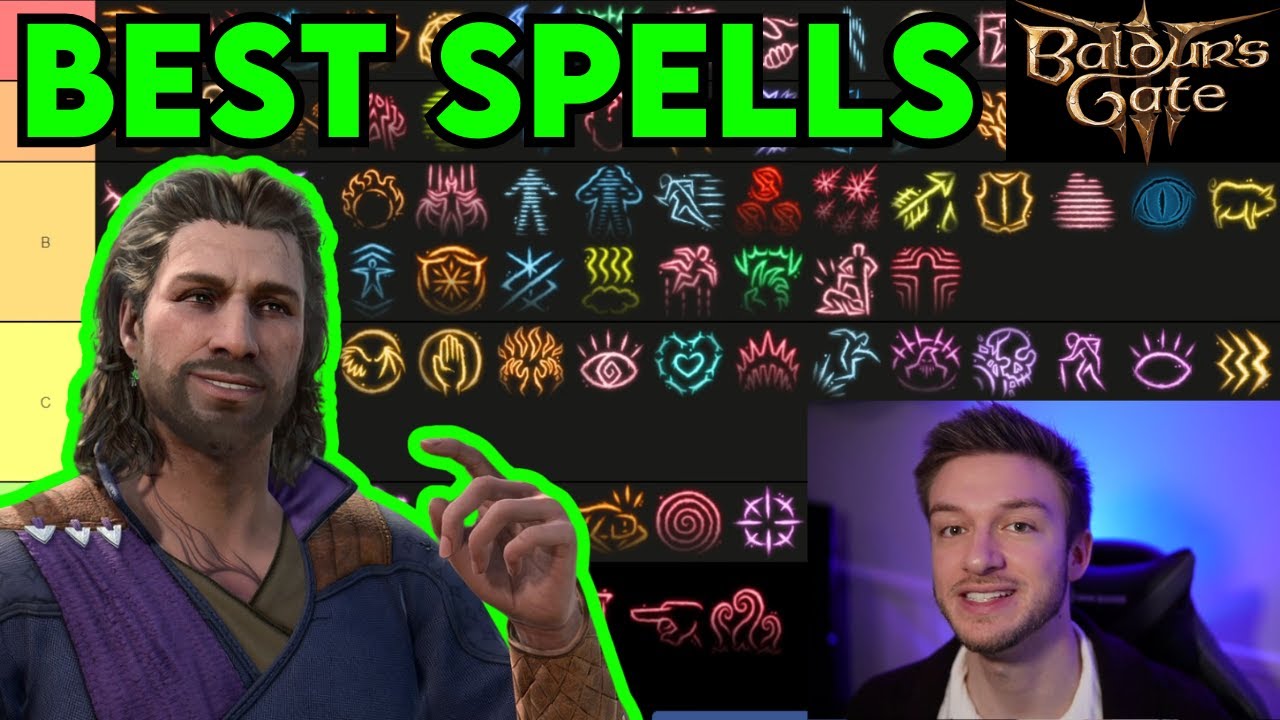 Ranking Baldur’s Gate 3 Wizard Spells on a Tier List - YouTube