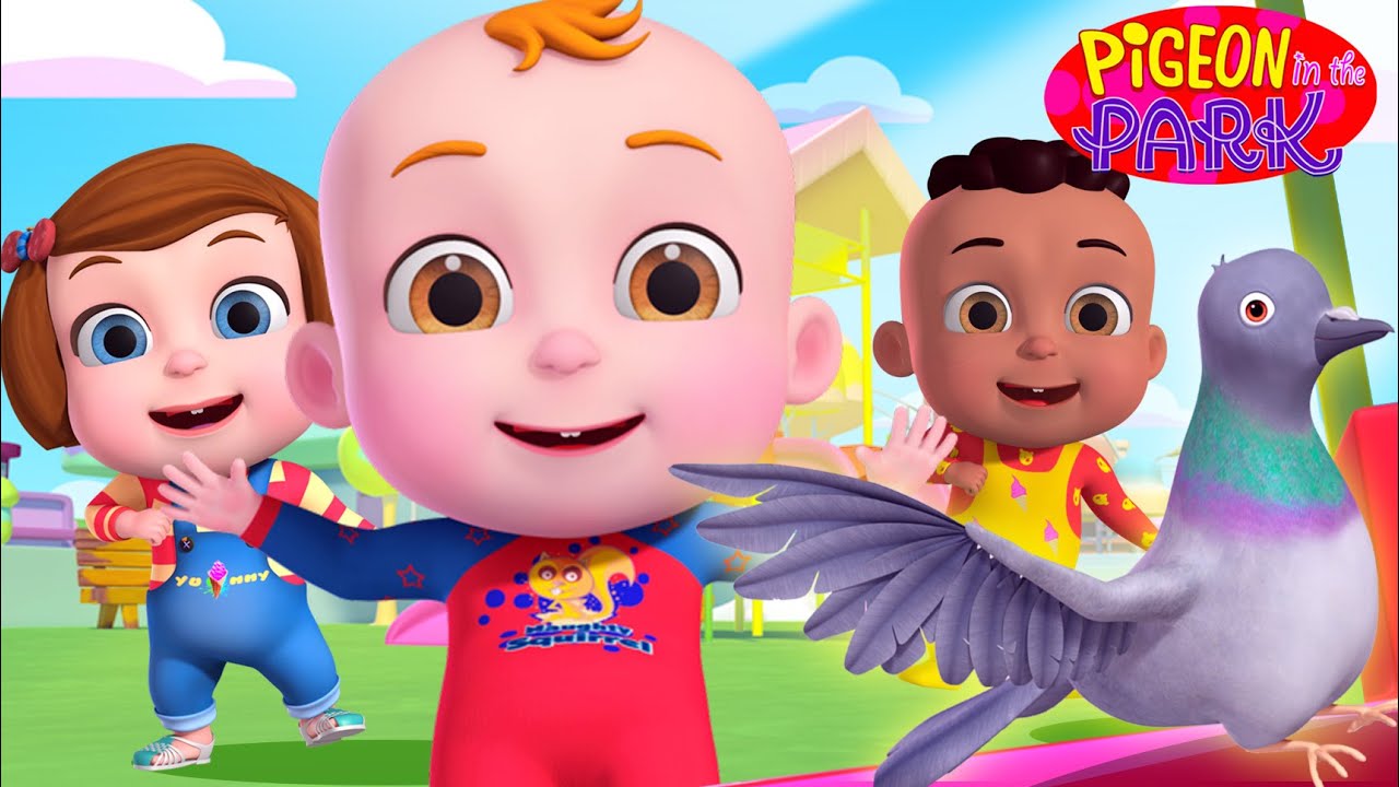 Pigeon In The Park Song | Demu Gola Nursery Rhymes & Kids Songs ...