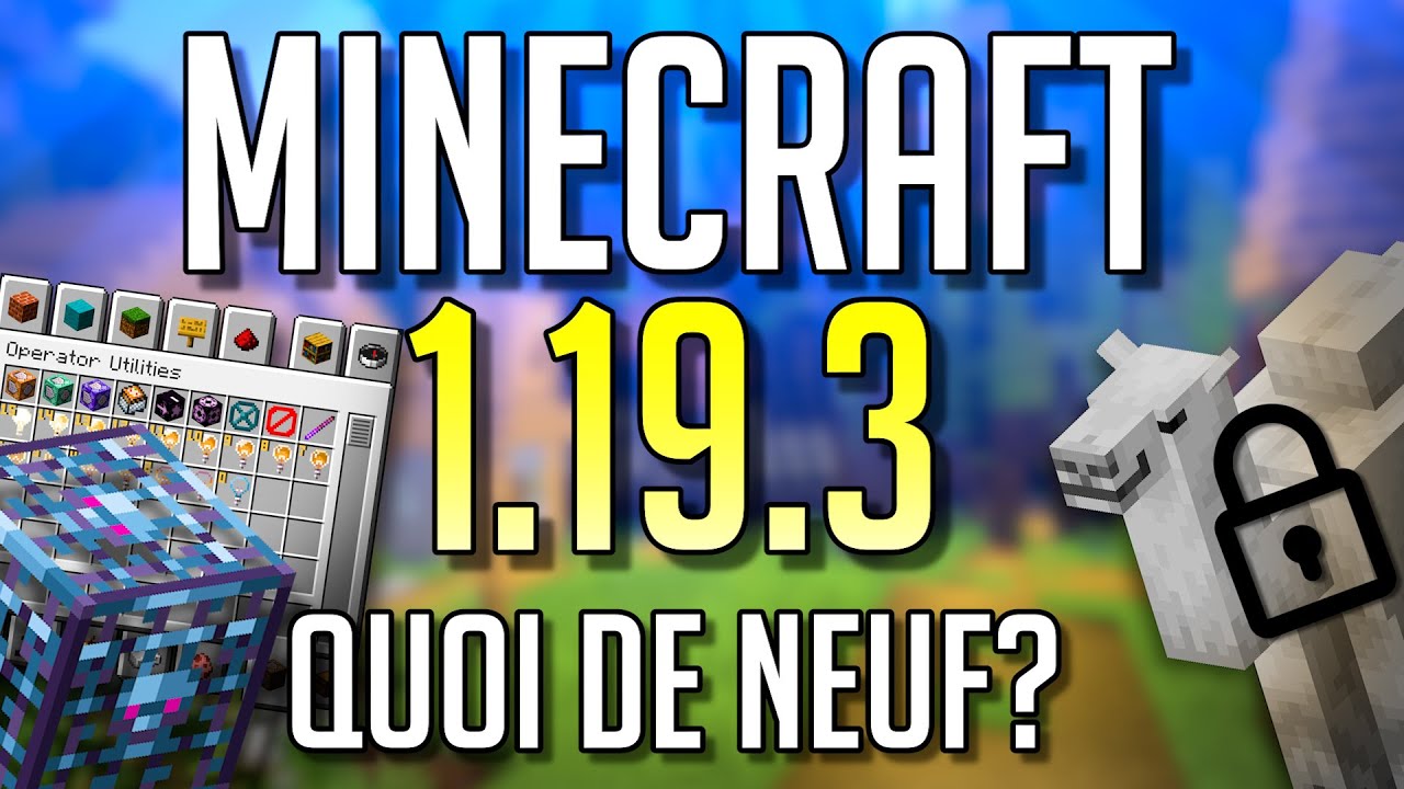 Quoi de Neuf en 1.19.3? - YouTube