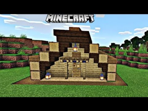 Ron gaming build the house Minecraft 😎😁 village mein house 🏠 Ron gaming ...