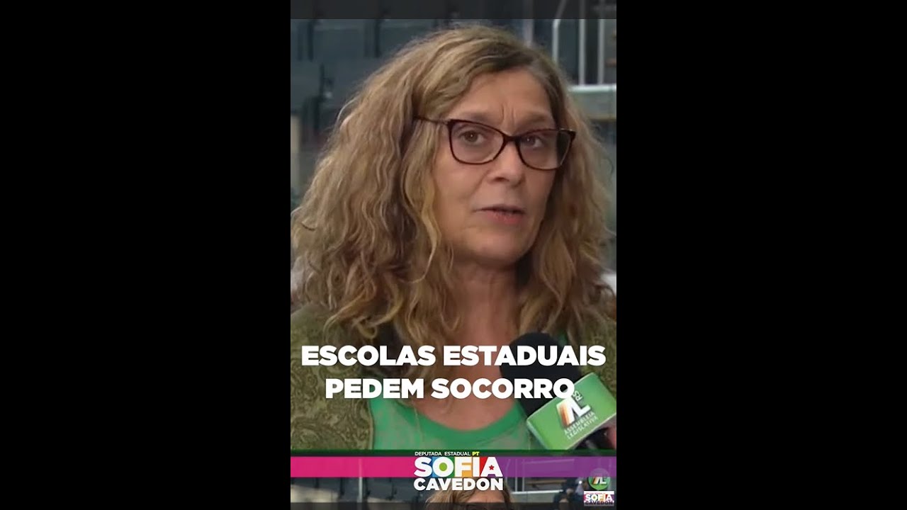 Escolas Estaduais pedem socorro! - YouTube