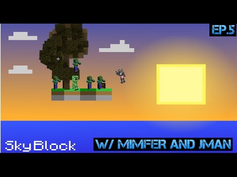 SKYBLOCK EP.5- MINECRAFT MINI-GAME W/ Jman and Mimfer - YouTube