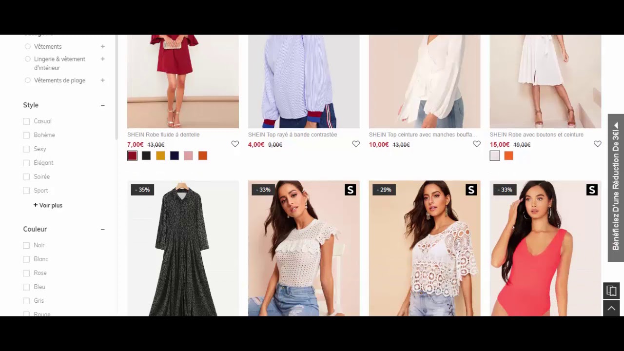 Code promo Shein 2021- Jusqu'à 90% de réduction - YouTube