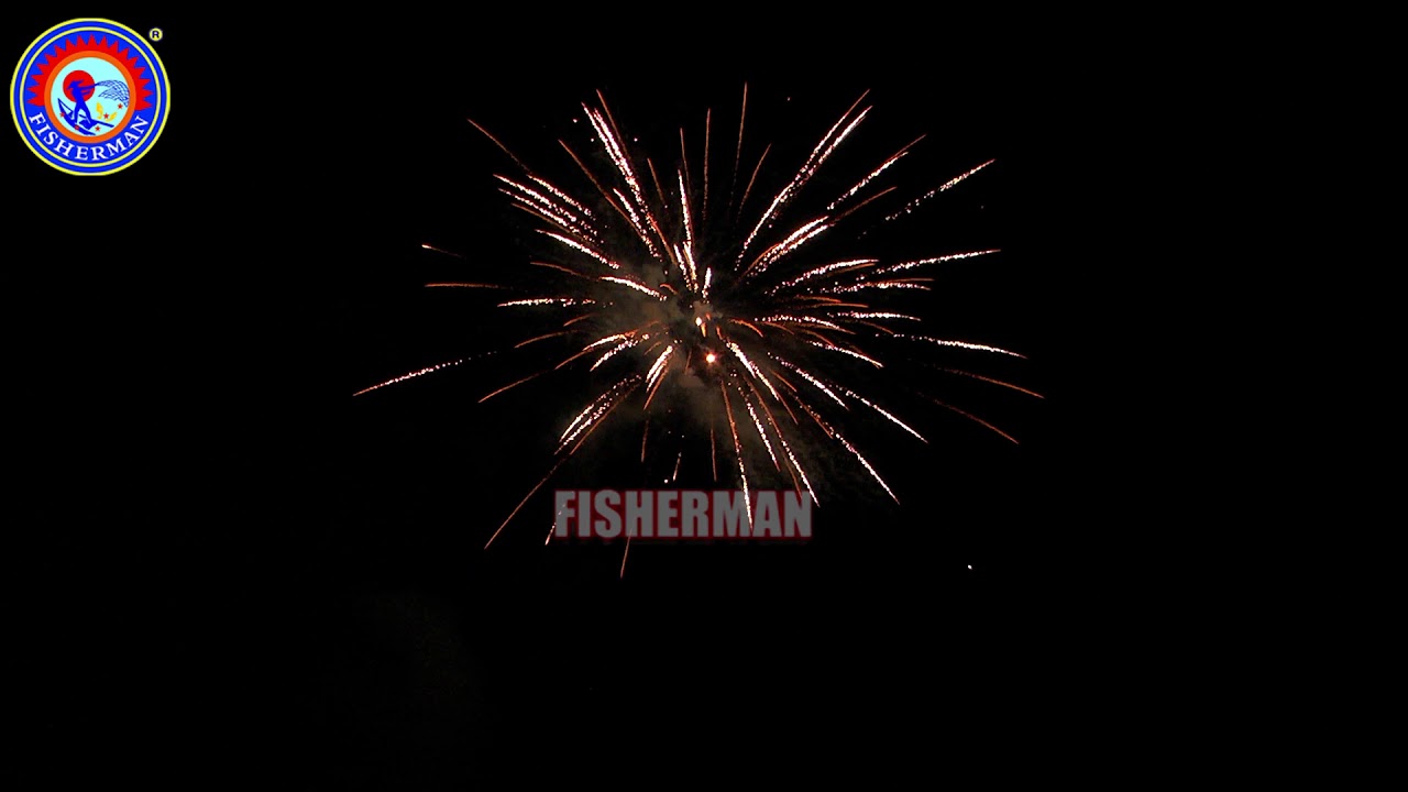 Pandora's Box 24 shots 500g cakes from fisherman fireworks - YouTube