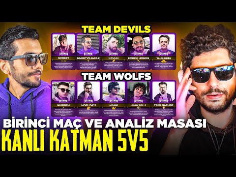 KANLI KATMAN LoL 5V5 | BİRİNCİ MAÇ VE ANALİZ MASASI | Hype   #wolfs #devils