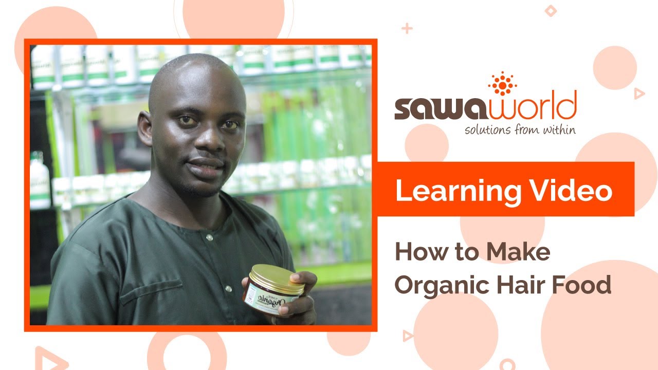 Learning Video: How to Make Organic Hair Food - YouTube