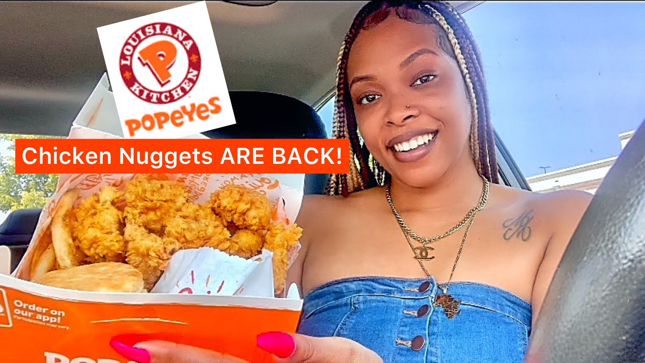 POPEYES CHICKEN NUGGETS ARE BACK! | Food Review - YouTube