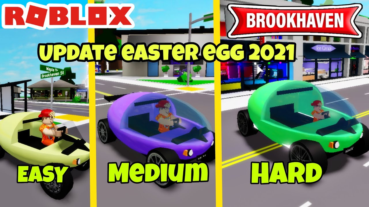 BROOKHAVEN UPDATE EASTER EGG HUNT 2021 - ROBLOX BROOKHAVEN - YouTube