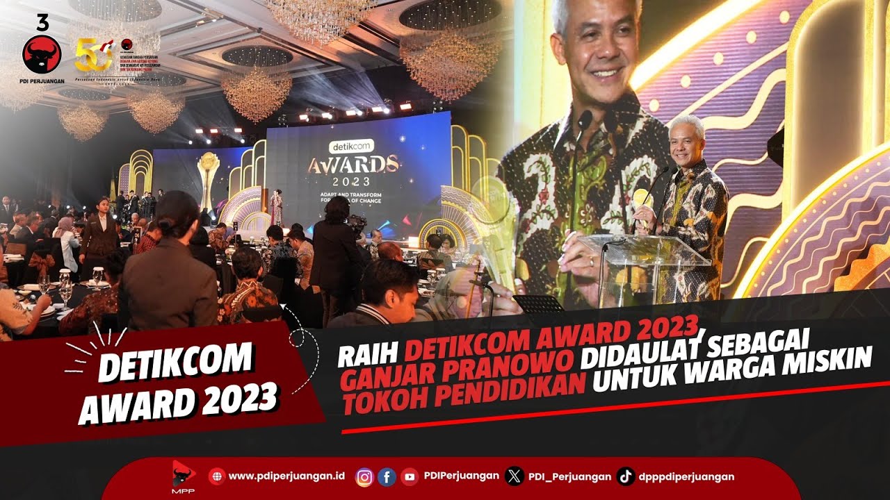 Raih Detikcom Award 2023, Ganjar Pranowo Didaulat Sebagai Tokoh ...