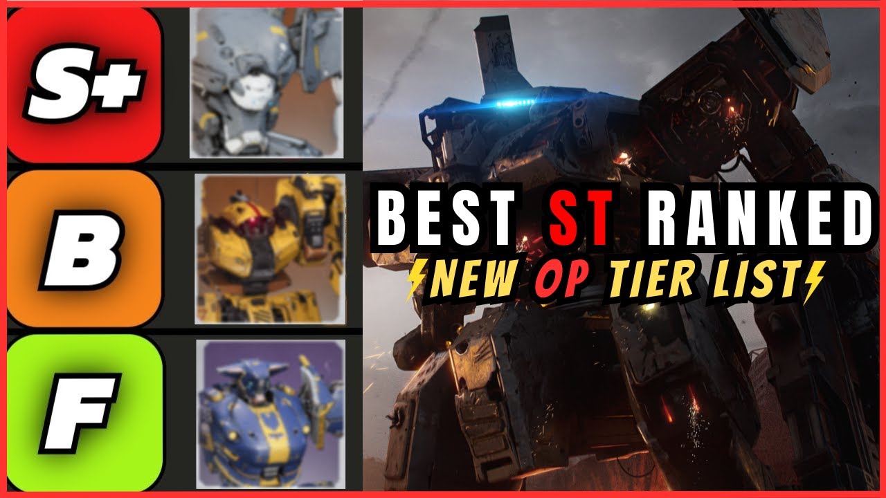 Mecharashi ST Tier List (2025) | ALL Best Ranked - YouTube