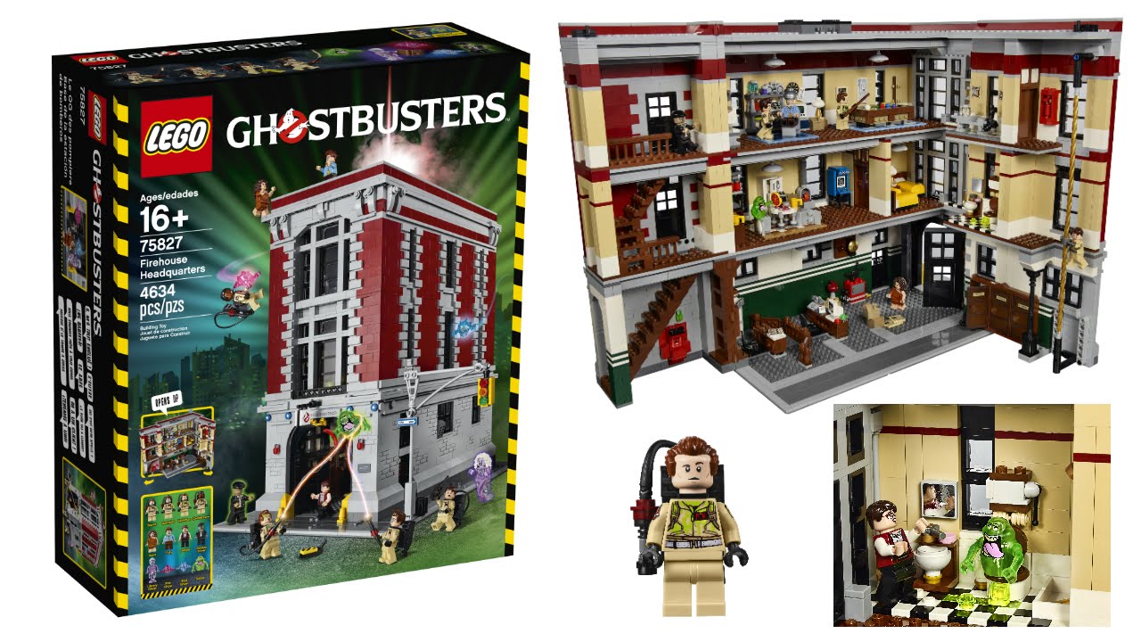 Ghostbusters Firehouse Lego Set