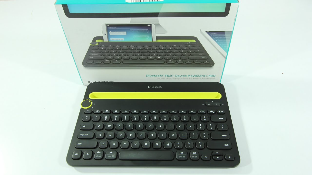 Logitech K480 Keyboard Unboxing - YouTube