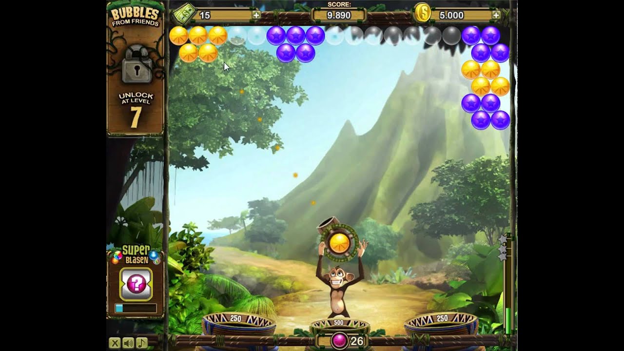 Bubble Safari Level 1 - YouTube