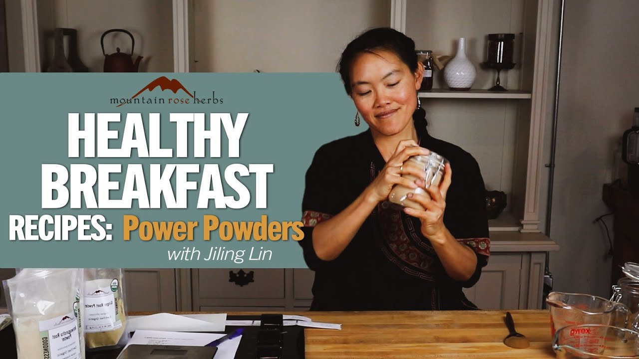 Healthy Breakfast Recipes: Power Powder Blends - YouTube