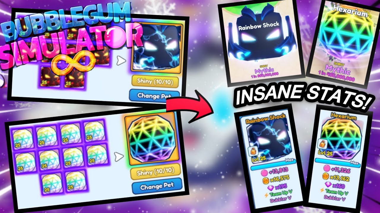 1.25e-07%! I HATCHED A SHINY MYTHIC RAINBOW SHOCK AND SHINY MYTHIC ...