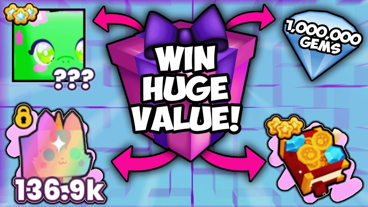 Gifting HUGE VALUE to Viewers in Pet Simulator 99 (HUGES, GEMS, FORTUNE ...