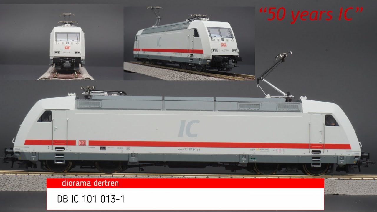 DB AG 101 013-1 “50 years IC” - YouTube