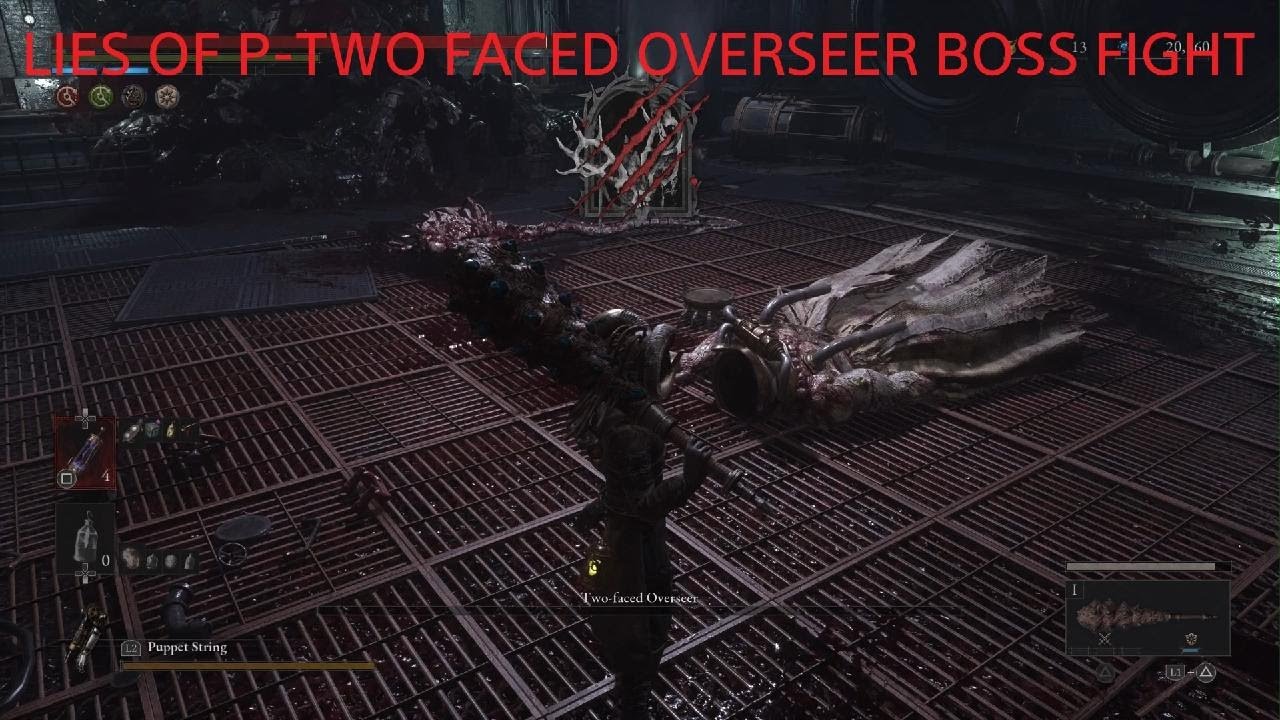 Lies of P - TWO FACED OVERSEER BOSS FIGHT - YouTube