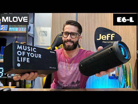 CAIXA DE SOM MLOVE E6-L 30W IPX7: MUITO BARATA! MELHOR OPÇÃO? ( REVIEW)